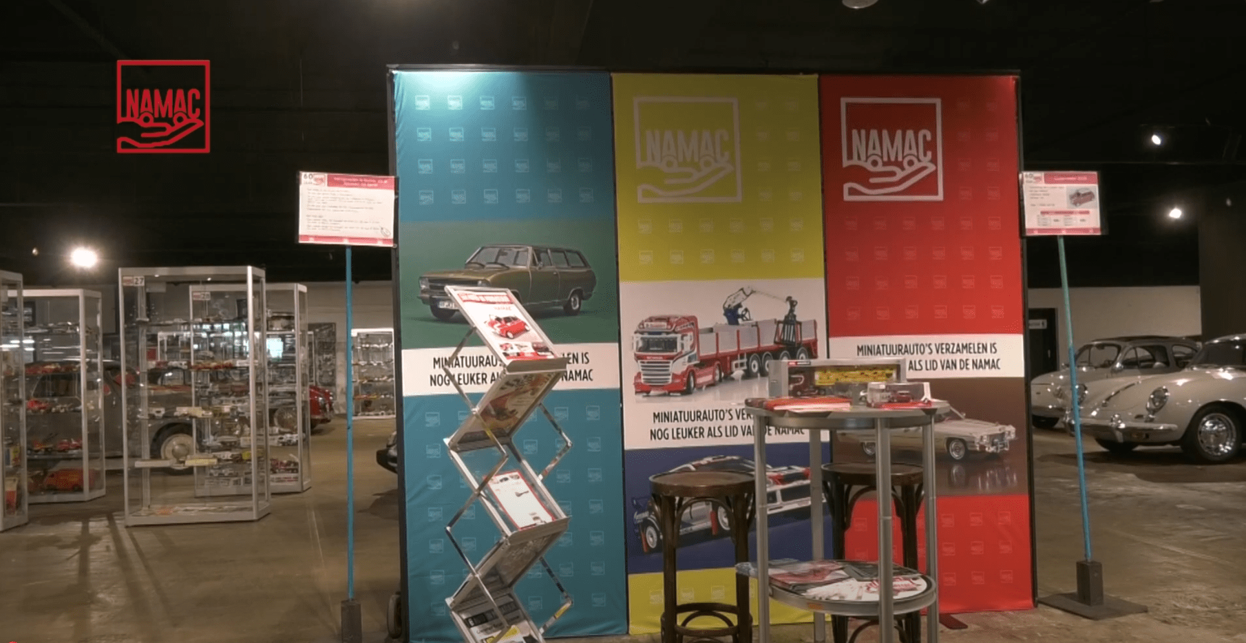 Tentoonstelling 60 jaar NAMAC - NAMAC en Auto in Miniatuur - NAMAC en AIM